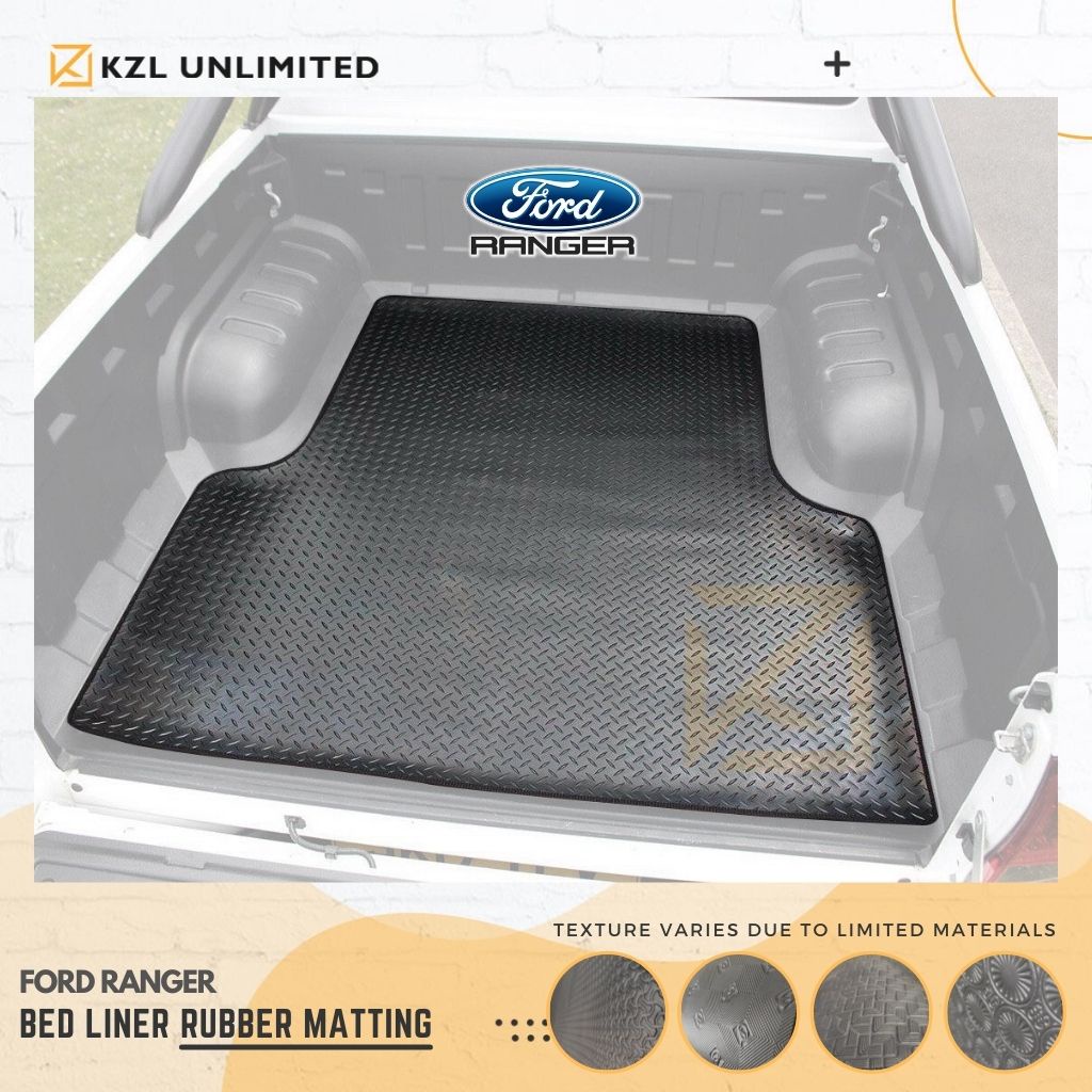 Rubber Matting Bed Liner for Ford Ranger Pickup Truck *Please Check the ...
