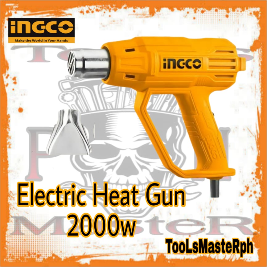 INGCO Electric Heat Gun with Nozzle Included 2000W (HG2000385) | Shopee ...
