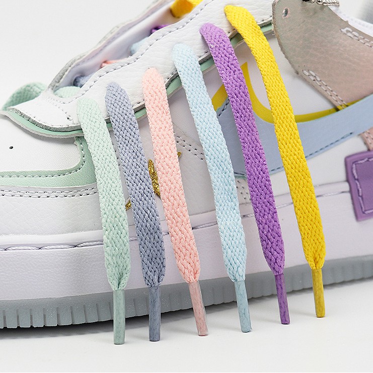 Candy Color Shoe Laces Shoelaces Gradient 0.8 m-1.6 m | Shopee Philippines