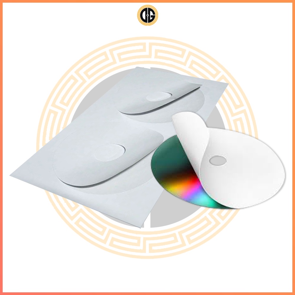 CD, DVD Sticker Label Matte 30 Sheets (60pcs) | Shopee Philippines