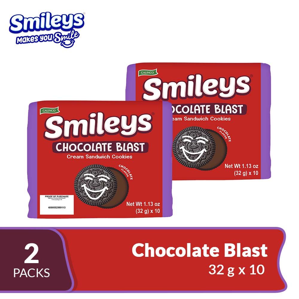 Smileys Choco 32g x 10 (2 Packs) | Shopee Philippines