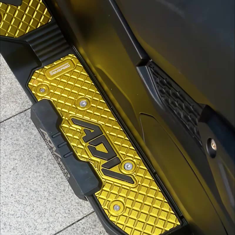 【SEMSPEED】For Honda ADV 160 ADV160 2022-2024 Motorcycle CNC Aluminum Footrest Footboard Matting ...