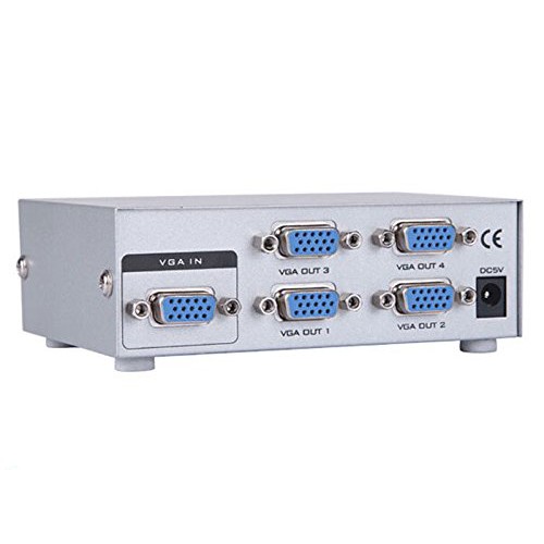 4 PORT VGA SPLITTER(1 INPUT-4 OUTPUT DISPLAY) | Shopee Philippines