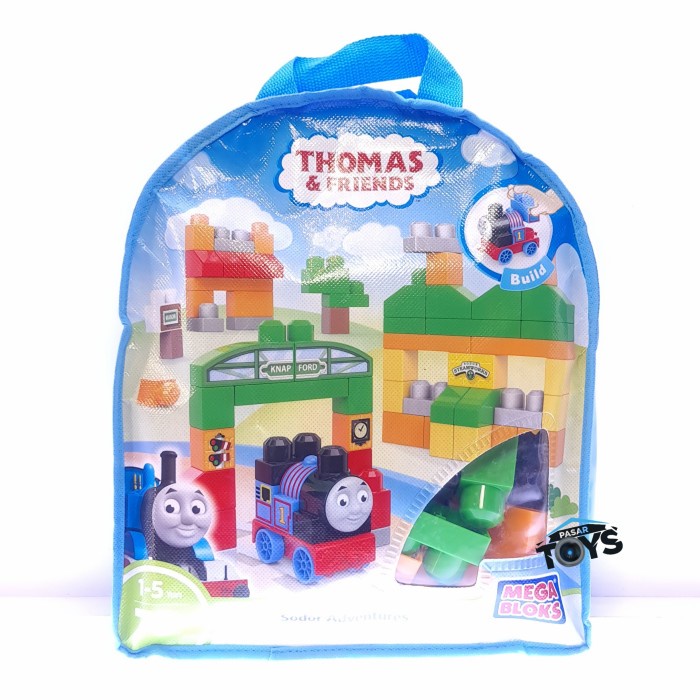 Mega Bloks Thomas & Friends Thomas Sodor Adventures Building Bag ...