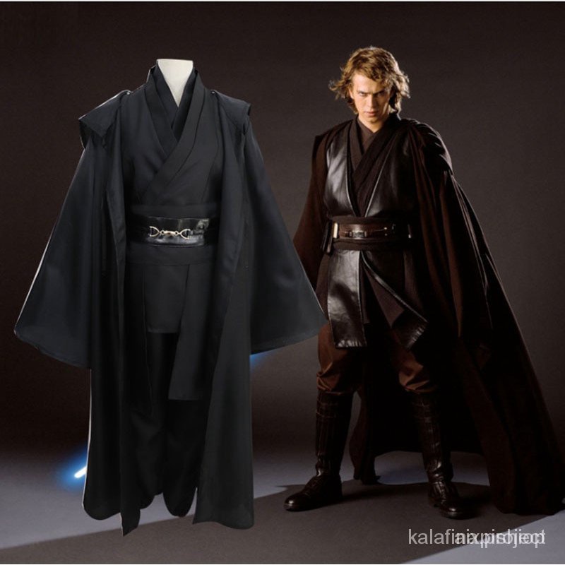Male Star Wars Anakin Skywalker Replica Jedi Robe Halloween Cosplay Men ...