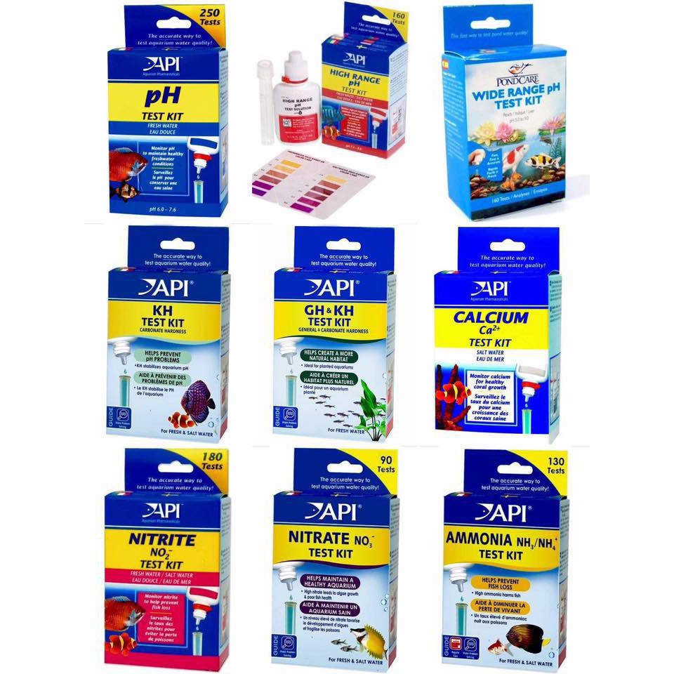 API AQUARIUM WATER QUALITY TESTING KIT | API PH TEST Box - API No2 ...