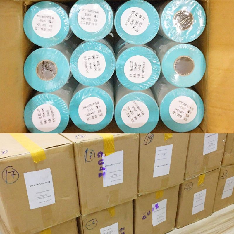 A6 THERMAL STICKER PAPER 100X150MM WAYBILL STICKER FOR SHOPEE | Shopee ...