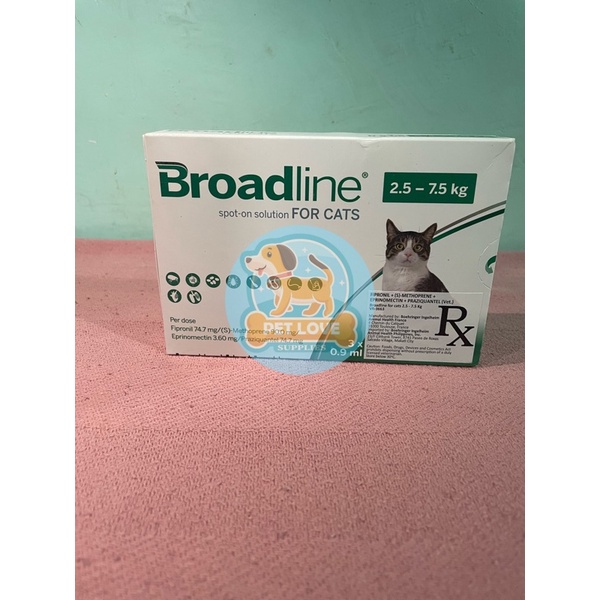 Broadline for cats Large (Spot on solutions) exp date 2-25 | Shopee ...