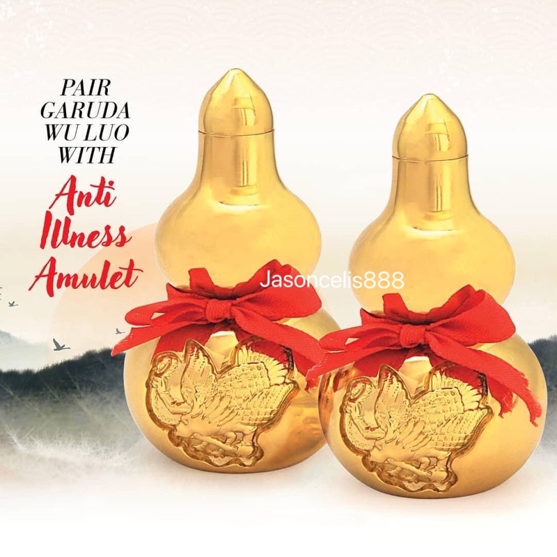 Fengshui Pair Garuda Wu Luo with Anti Illness Amulet | Shopee Philippines
