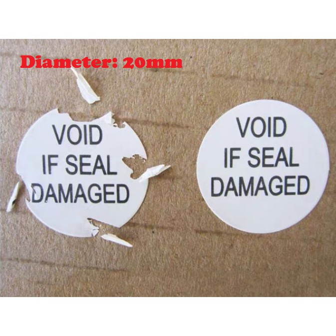 Warranty Void Universal Label Hologram Sticker if seal broken fragile ...