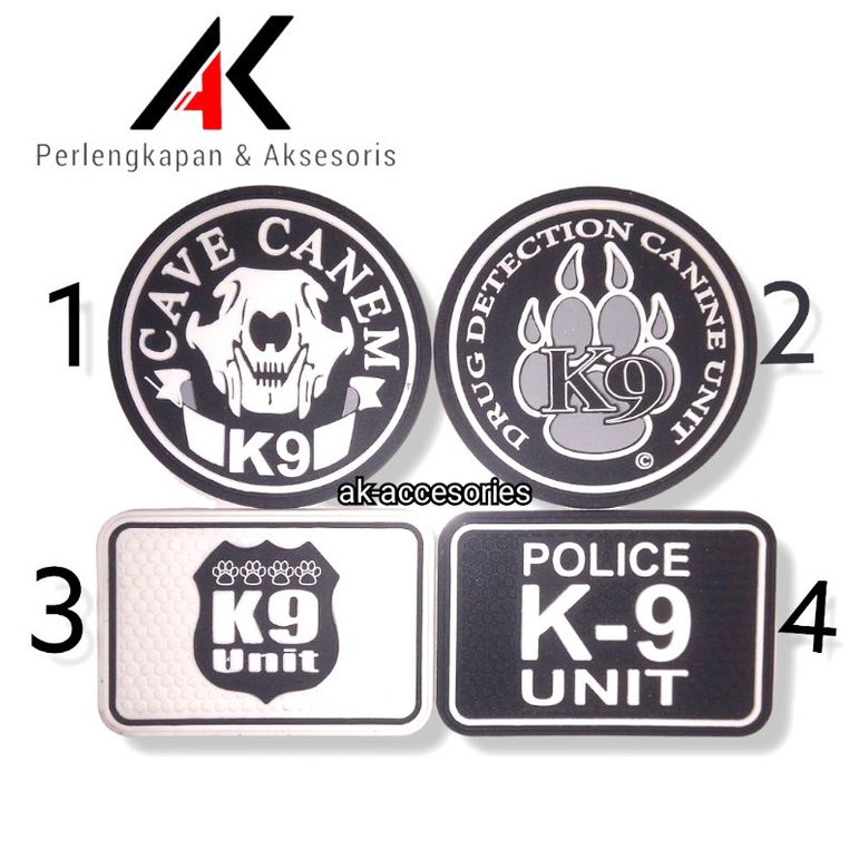 Rubber emblem/ Police rubber patch K9 POLICEK9 | Shopee Philippines