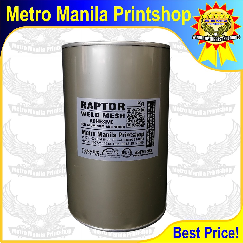 Weld Mesh Quick Dry Adhesive For Silk Screen Frame 1 liter | Shopee ...