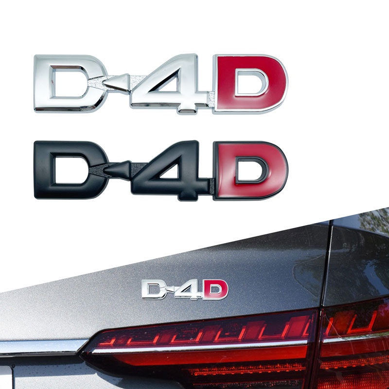 D4D D-4D Logo Car Sticker Emblem Badge Decal for Toyota COROLLA RAV4 ...