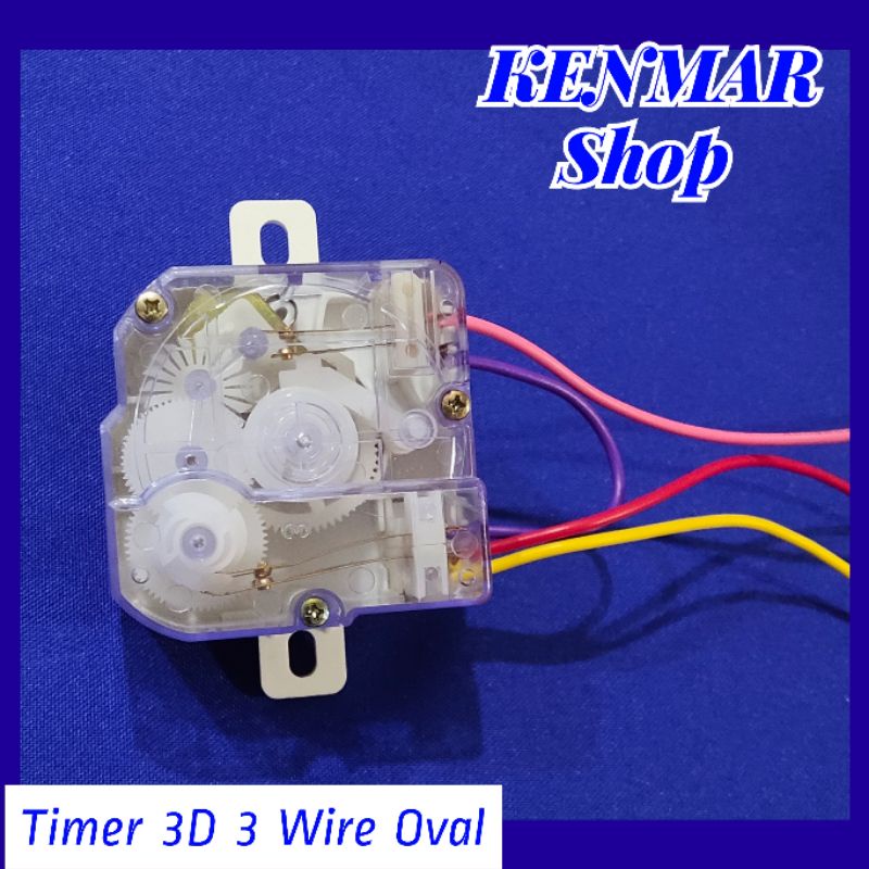 TIMER 3D 3 WIRE OVAL ORIGINAL FOR WASHING MACHINE | Shopee Philippines