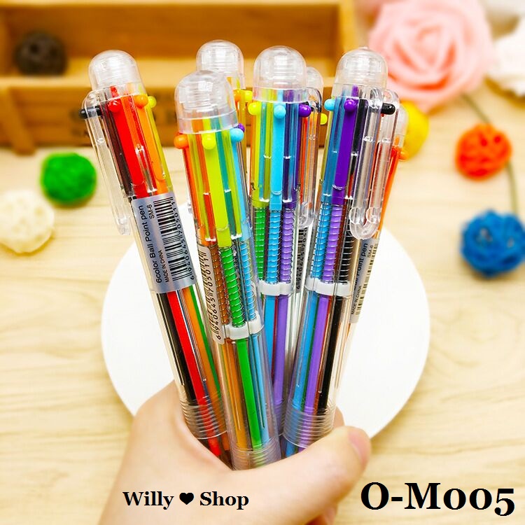 WILLY# 6in1 Color Ball Point Pen (O-M005) | Shopee Philippines