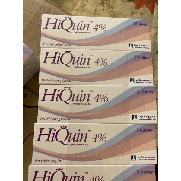 Hiquin Hydroquinone Pro Whitening 2% or 4% Cream 30grams | Shopee ...
