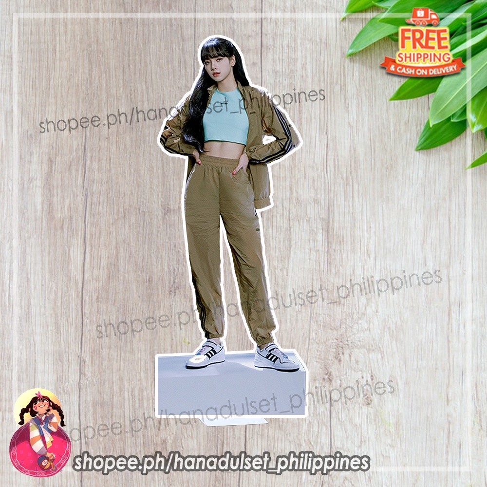 Black pink Lisa Standee | Toppers ♥ hanadulset [ Adid@s ] | Shopee ...