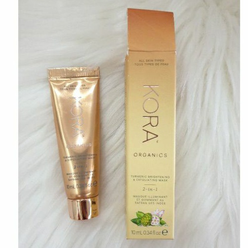 KORA ORGANICS TURMERIC BRIGHTENING+EXFOLIATING MASK | Shopee Philippines