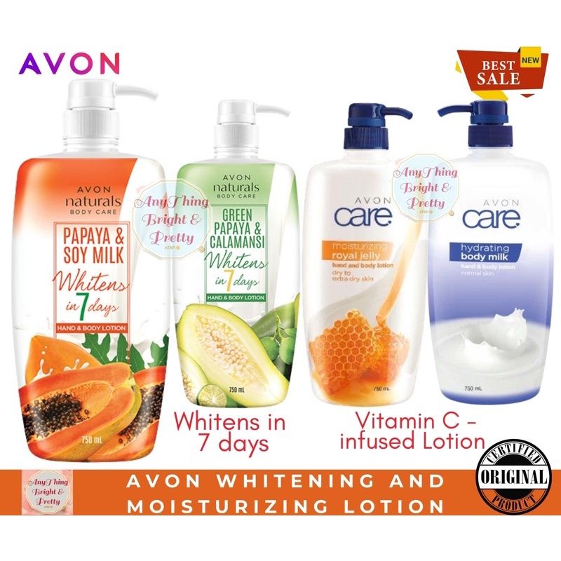 Avon Naturals Papaya & Soy Milk Hand, Royal Jelly, Green Papaya ...