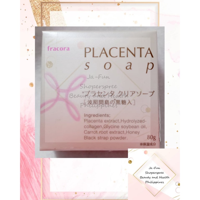 JAPAN AUTHENTIC FRACORA PLACENTA WHITENING SOAP | Shopee Philippines
