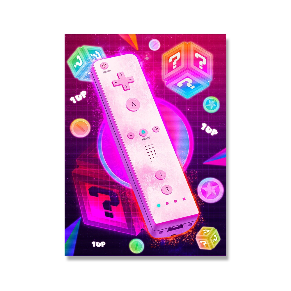 Game Poster Cyberpunk Gamepad Canvas Painting Video Game Art Prints ...