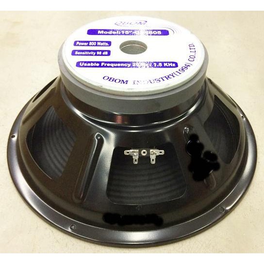 Obom Speaker 15 inches 800 watts 8 ohms Model OB-4805 | Shopee Philippines