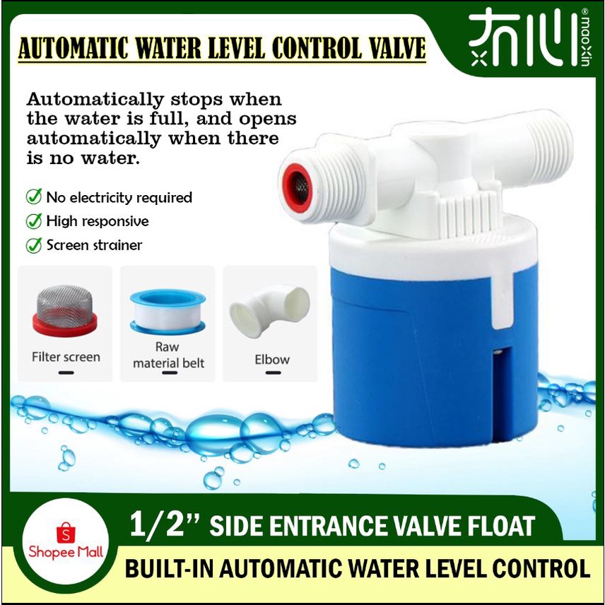 1/2 -3/4 Built-in Automatic Water Level Control Valve Water Tank Float ...