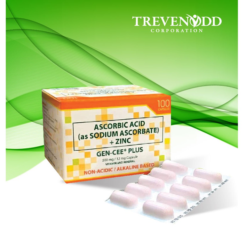 GEN-CEE PLUS ZINC 100'S | Shopee Philippines