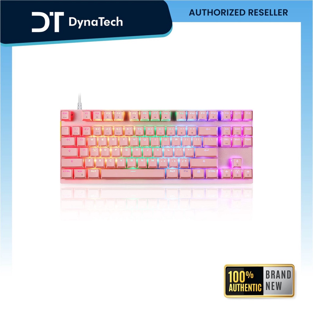 Motospeed CK82 RGB Blue Switch GAMING PINK Keyboard | Shopee Philippines