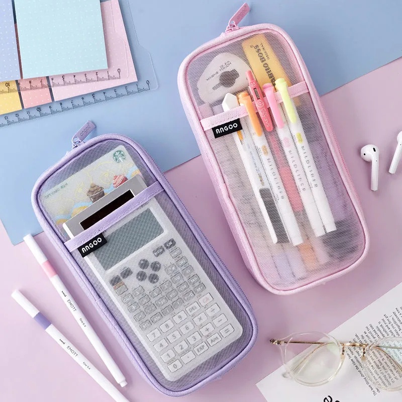Transparent Plastic Pencil Case Pencil Case Korean Version Large ...