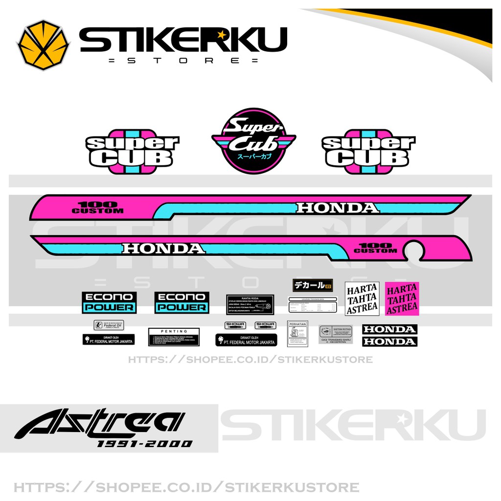 Astrea GRAND / IMPRESA / PRIMA / SUPER CUB / STICKERS/ ASTREA BULUS ...