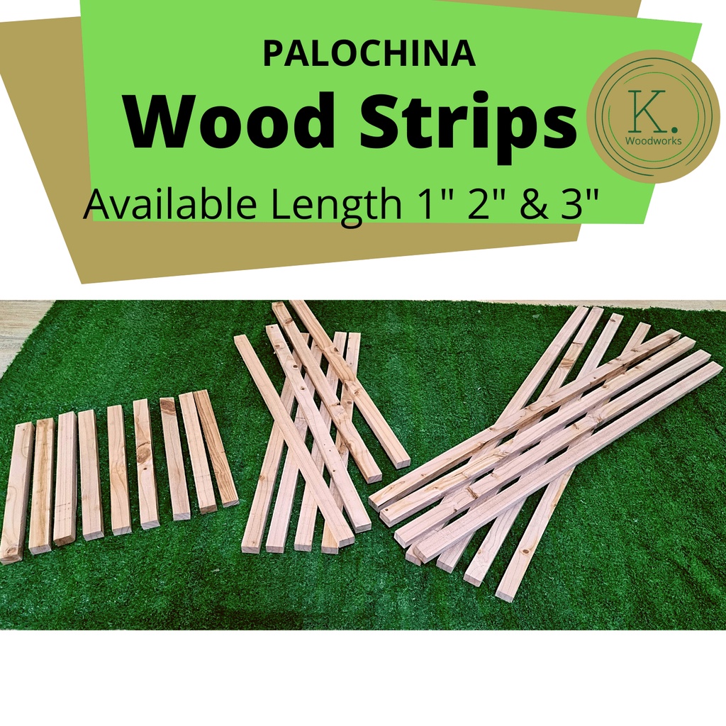 Wood Strips Palochina Pinewood Size 1 inch x 1 inch x 1ft, 2ft and 3ft ...