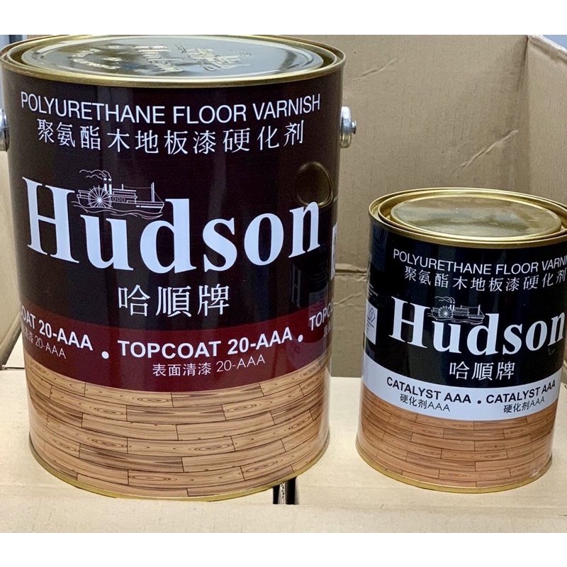 HUDSON Topcoat polyurethane floor varnish topcoat w catalyst 1 gallon ...