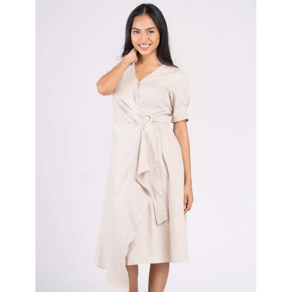 Joyful Rebirth Willis Short Sleeves Dress | Shopee Philippines