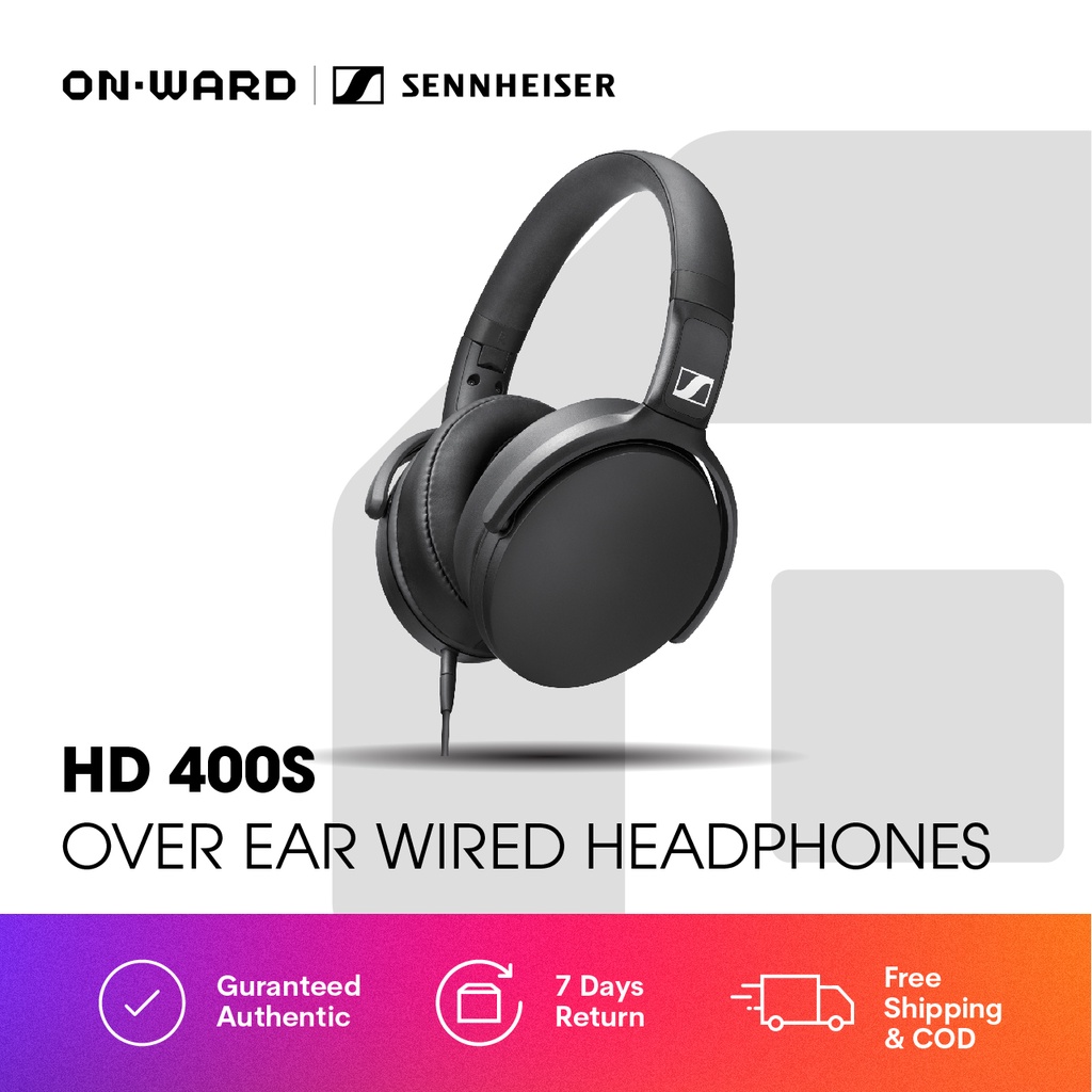Sennheiser HD 400S Wired Headphone with Mic | Shopee Philippines