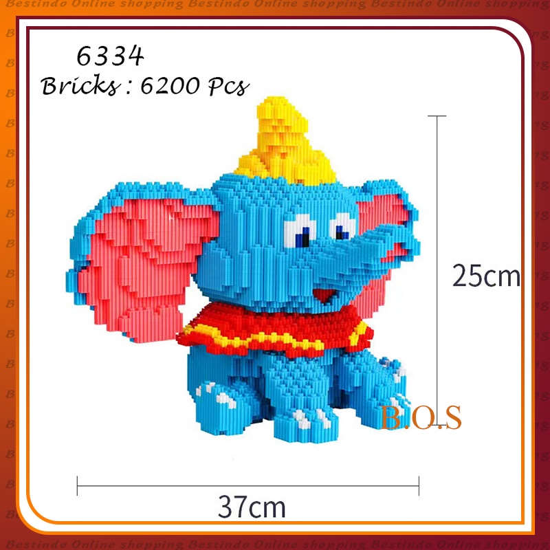 Nano Block Dumbo Series| Nano Block education Bricks | Shopee Philippines