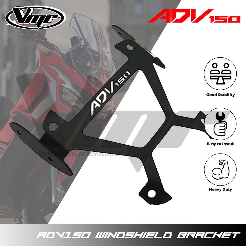 VMR Honda ADV150/ RD5 Bracket for Visor Windshield compatible with ...