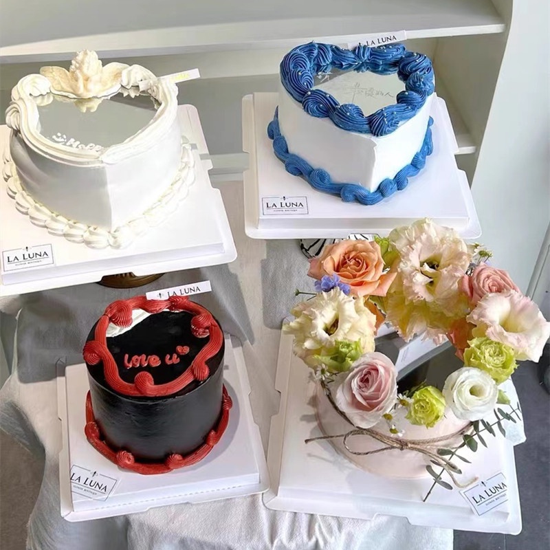 Acrylic Mirror Cake Topper Decoration Valentine's Day Wedding Magic ...