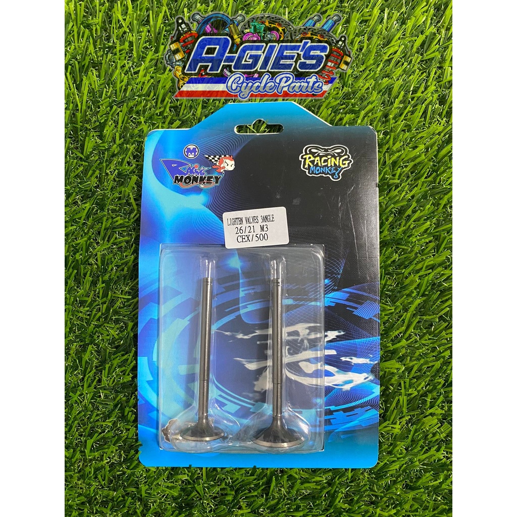 RACING MONKEY | LIGHTEN VALVES 26/21 3 ANGLE | MIO I 125/SOUL I 125/M3 ...