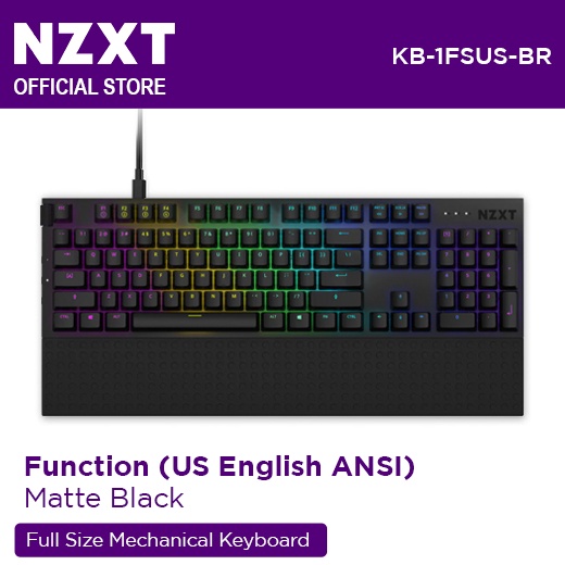 NZXT Function Full-Size Mechanical Keyboard | Mechanical Key Switches ...
