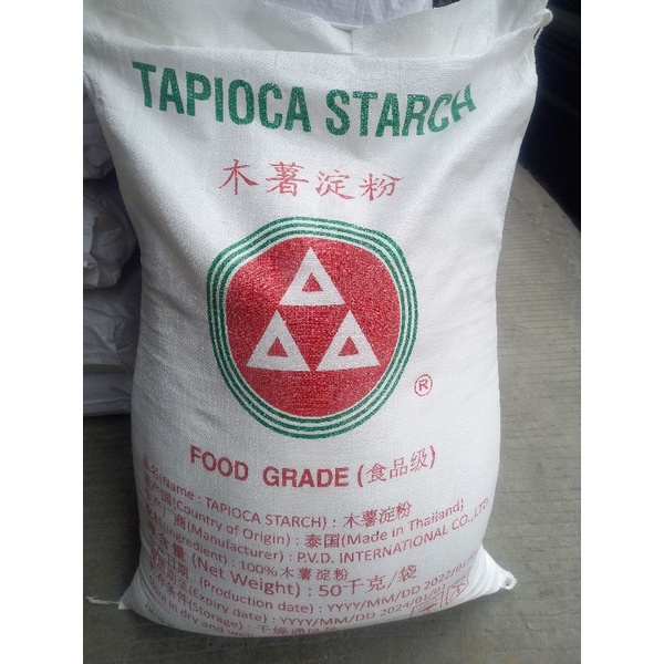 TAPIOCA STARCH THREE TRIANGLE 50kg. | Shopee Philippines
