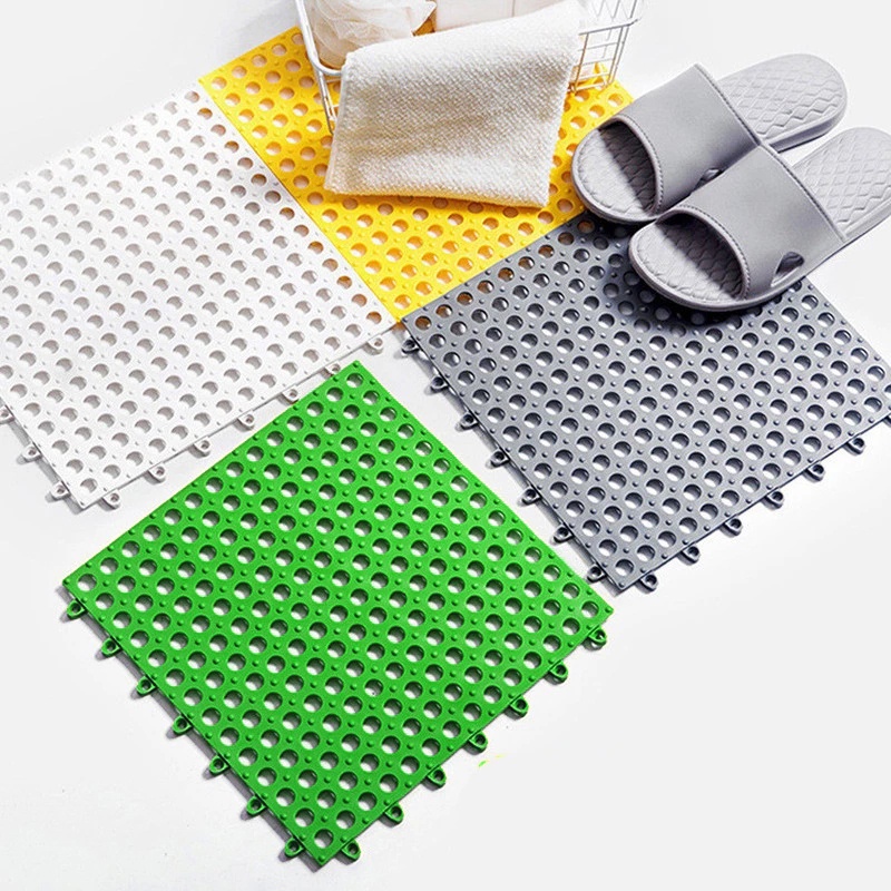 Floormat Anti-slip Splicing Bath Mat Carpet Square Pvc Color ...