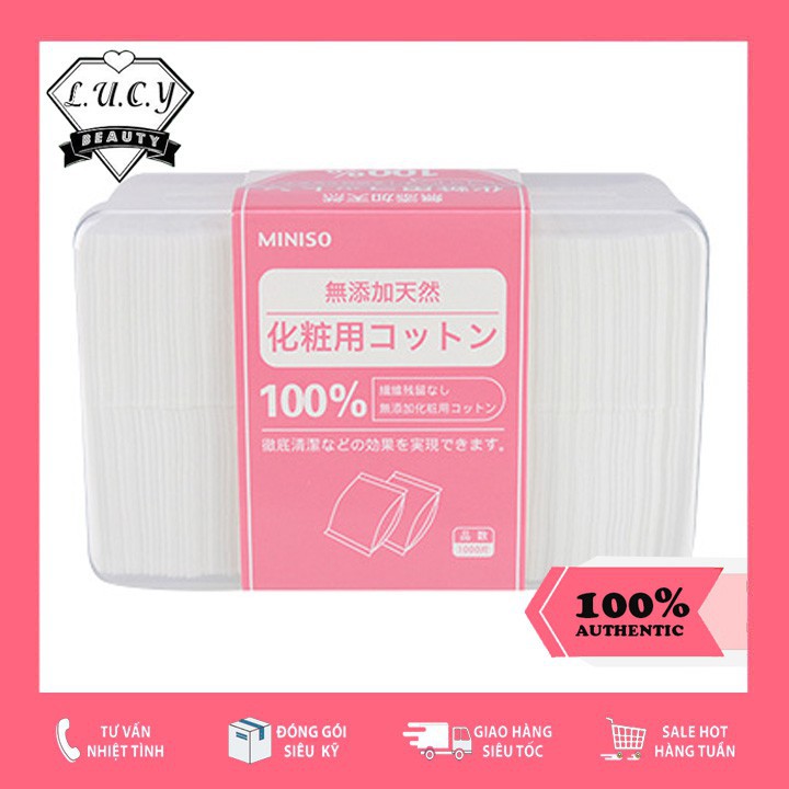 Japanese Goods - Miniso Cotton Makeup Remover Box Of 1000 Pieces Japan ...