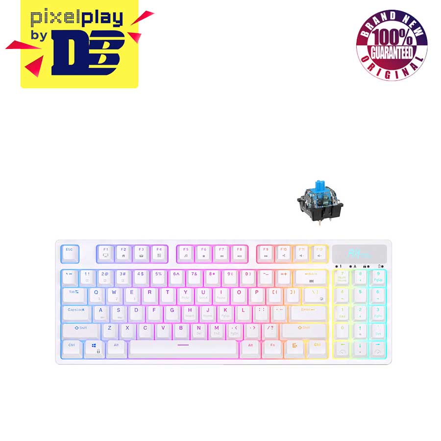 ROYAL KLUDGE RK89 Tri-Mode RGB 89 Keys Hot Swappable Mechanical ...