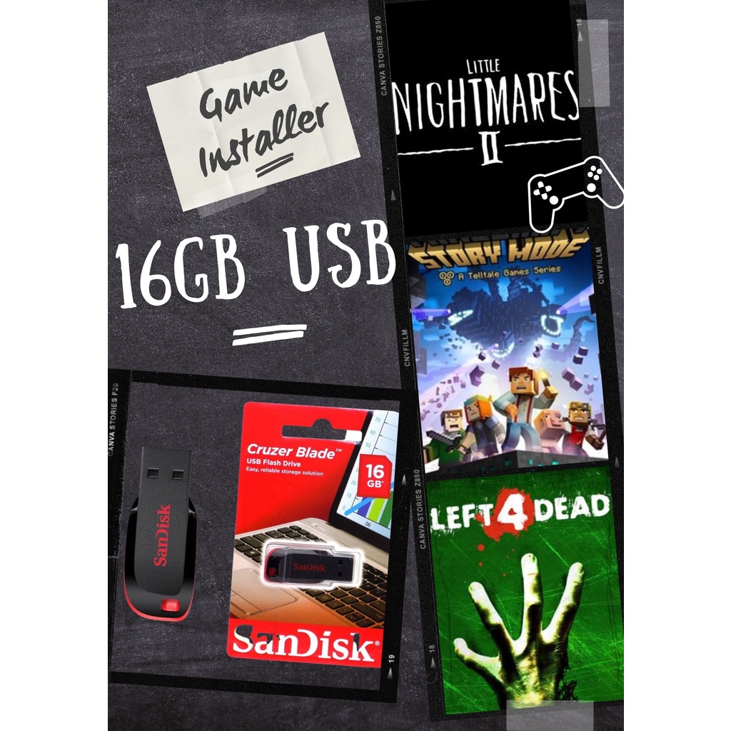 PC Games Installer with 16 Gigabyte USB Flash Drive | Shopee Philippines