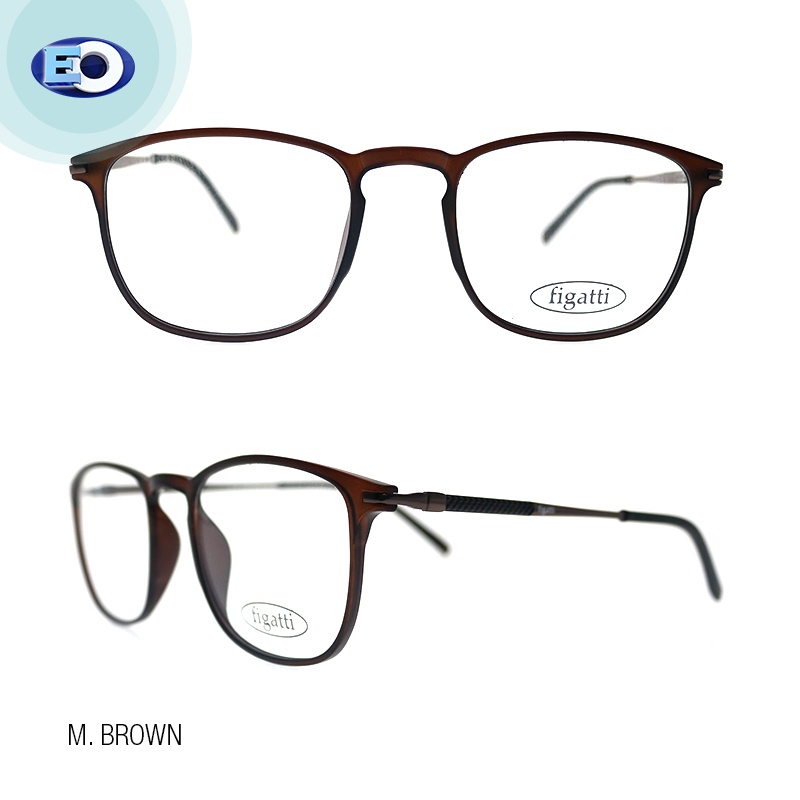 EO Figatti FG19157 Frame with Multicoated Lens / Non-graded Eyeglasses ...
