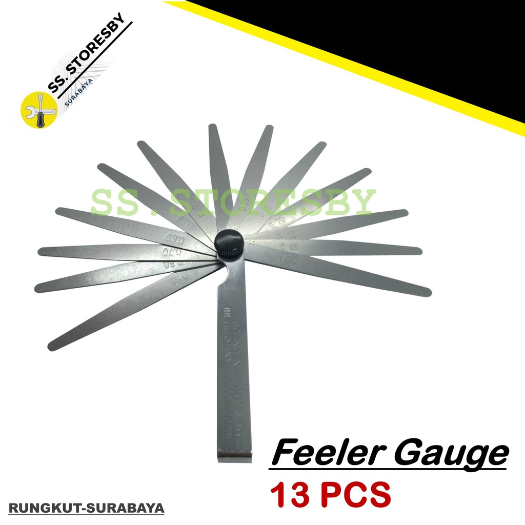 Feeler GAUGE 13 FULLER Valve Density GAUGE Lock Plate Adjustment ...