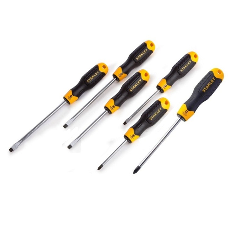 STANLEY STMT66672 CUSHION GRIP 6PCS/SET SCREWDRIVERS | Shopee Philippines
