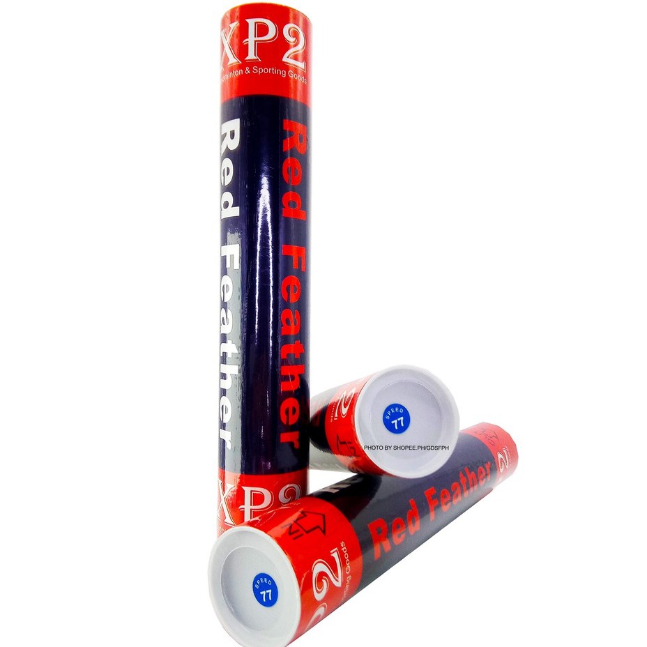 Xp2 Red Badminton Shuttlecock Speed 77 GDSFPH_S4 | Shopee Philippines
