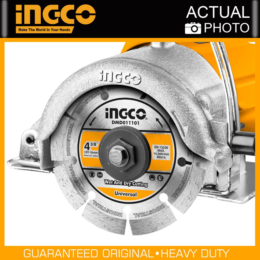 Ingco MC14008 Electric Marble Cutter 1400W with Adjustable Cutting ...